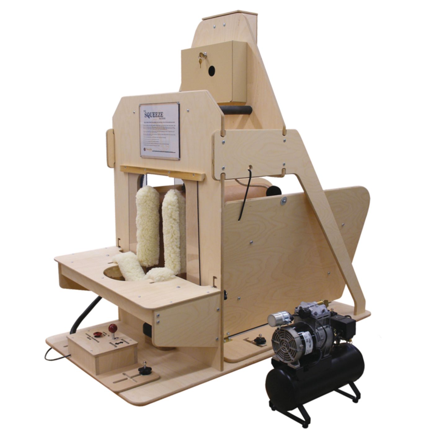 Temple Grandin Inside Squeeze Machine