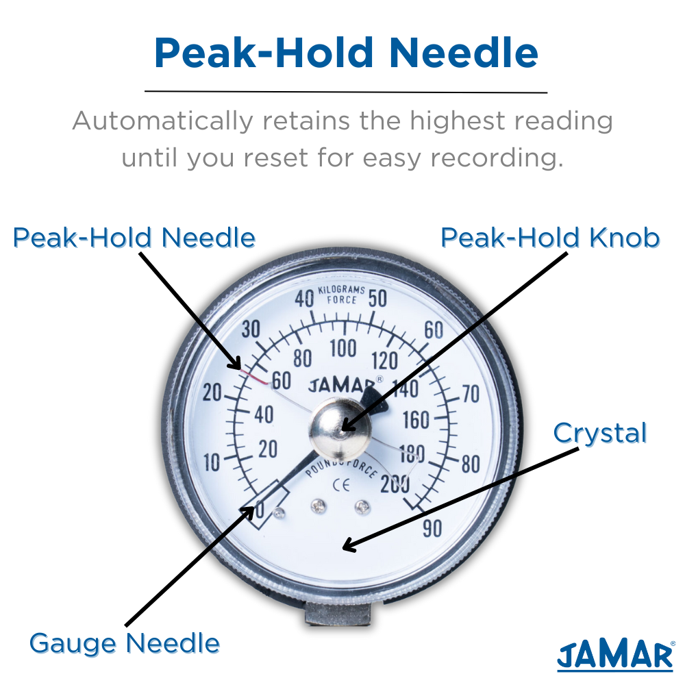 Dinamometro Jamar Advanced Hand Grip Dynamometer For Measuring Grip
