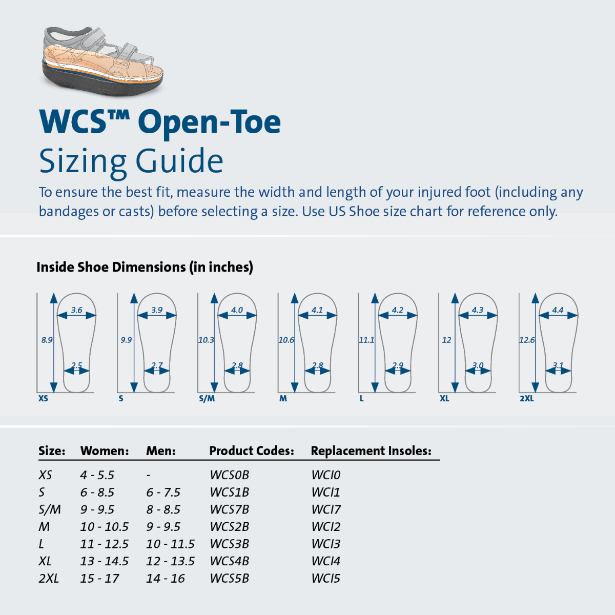 element shoes size chart
